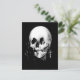 Woman with Halloween Skull Reflection In Mirror Postcard | Zazzle