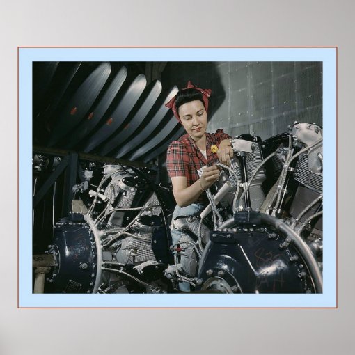 Woman Worker Poster | Zazzle