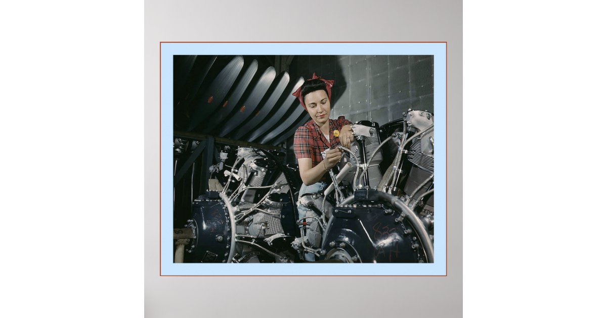 Woman Worker Poster | Zazzle