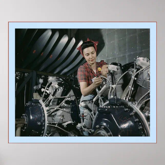 Woman Worker Poster | Zazzle