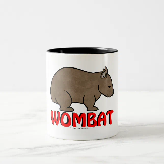 Wombat Logo Two-Tone Coffee Mug | Zazzle