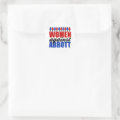 Women Against Greg Abbott Texas Political Classic Round Sticker | Zazzle