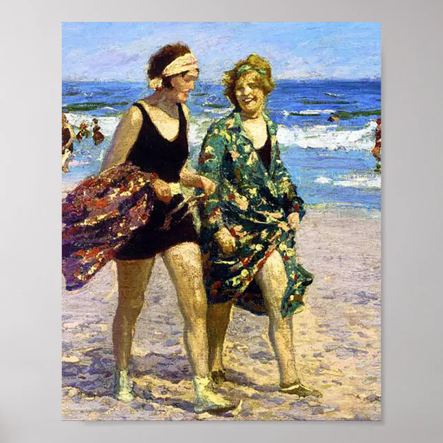 Women at the Sea Edward Henry Potthast Poster | Zazzle