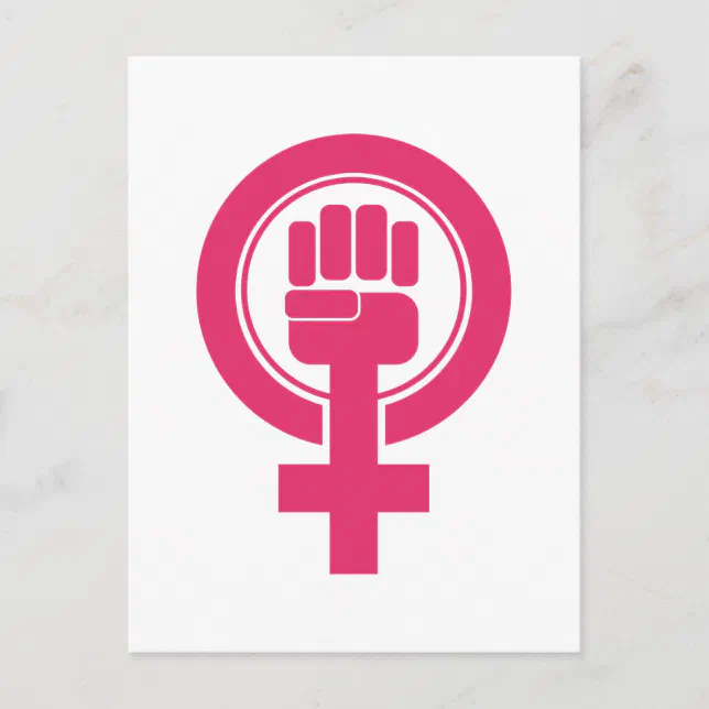 Women Fist Resist Symbol Postcard | Zazzle