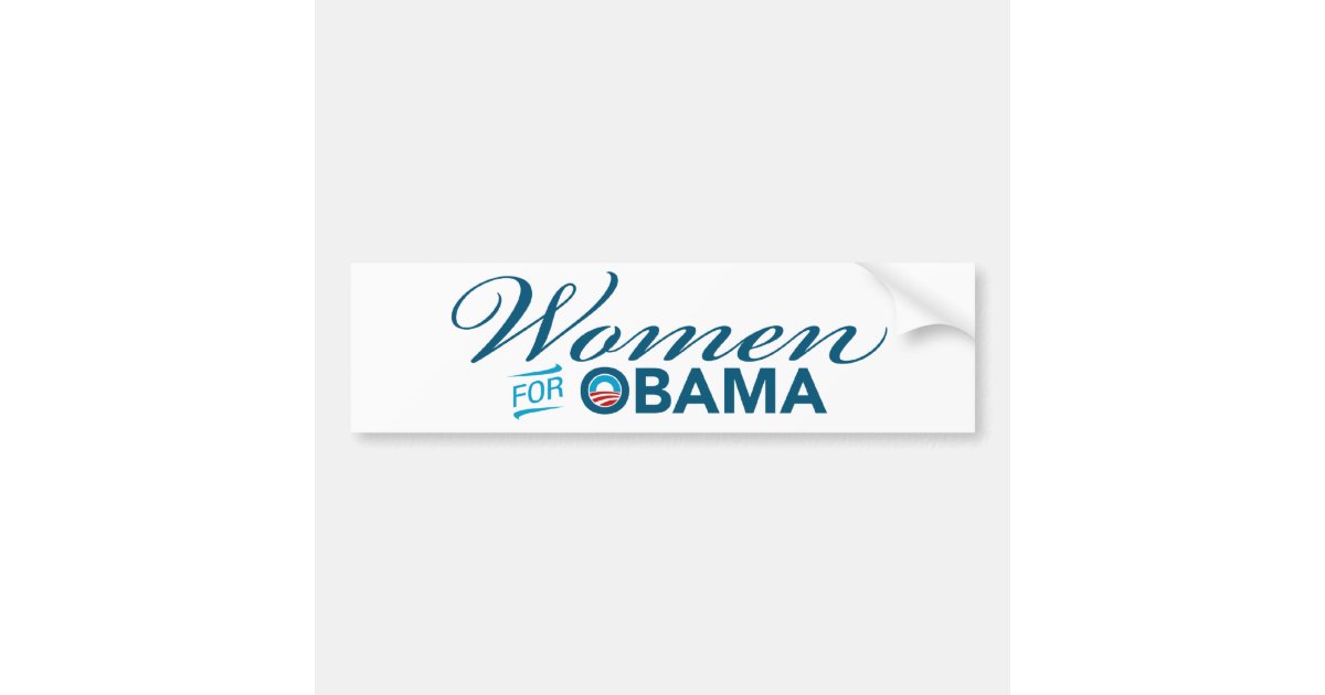 Women For Barack Obama Bumper Sticker | Zazzle