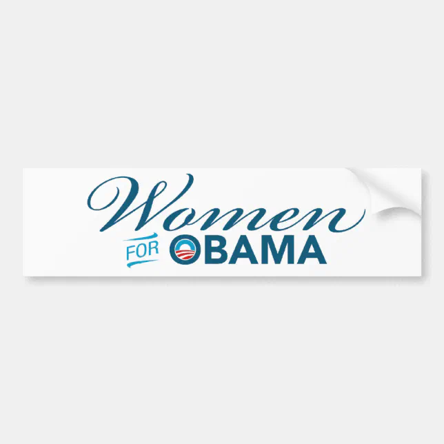 Women For Barack Obama Bumper Sticker | Zazzle