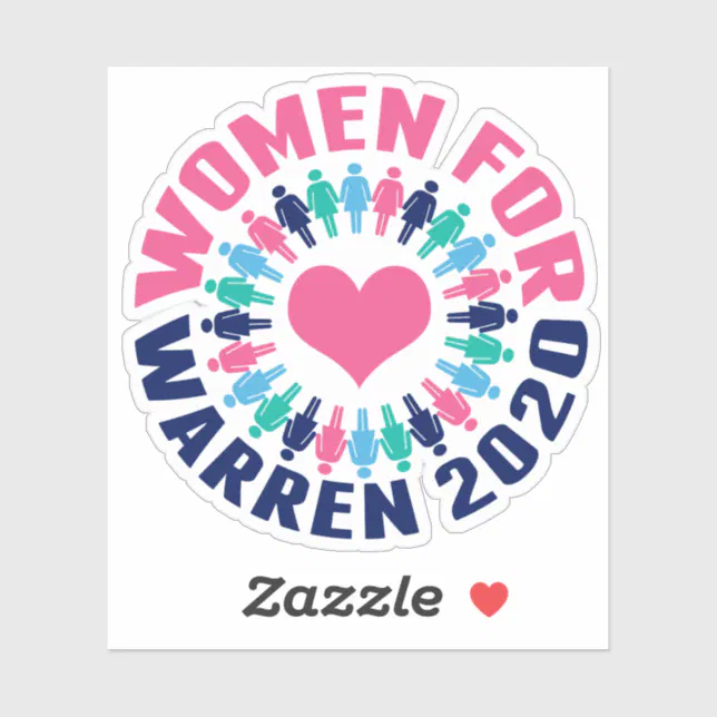 Women for Warren 2020 Sticker | Zazzle