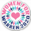 Women for Warren 2020 Sticker | Zazzle