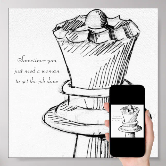 Women get the job done poster | Zazzle