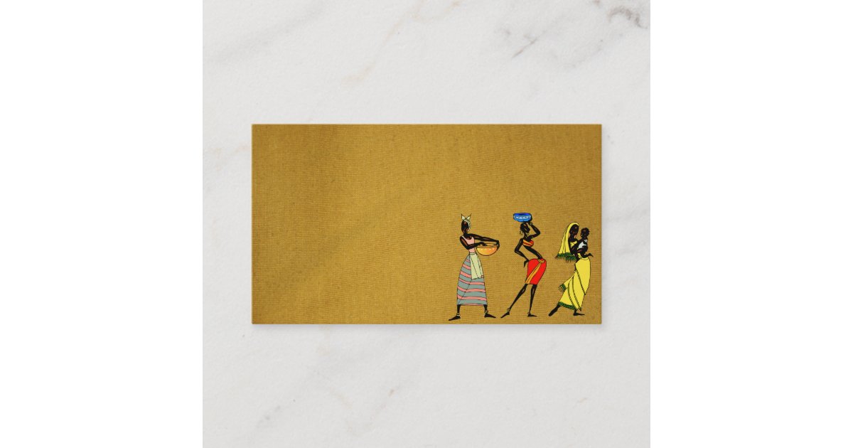 Women of Africa Business Card | Zazzle