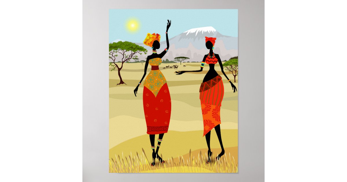 Women of Kenya animation Poster | Zazzle