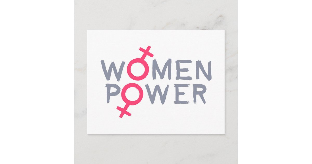 Women Power Postcard | Zazzle