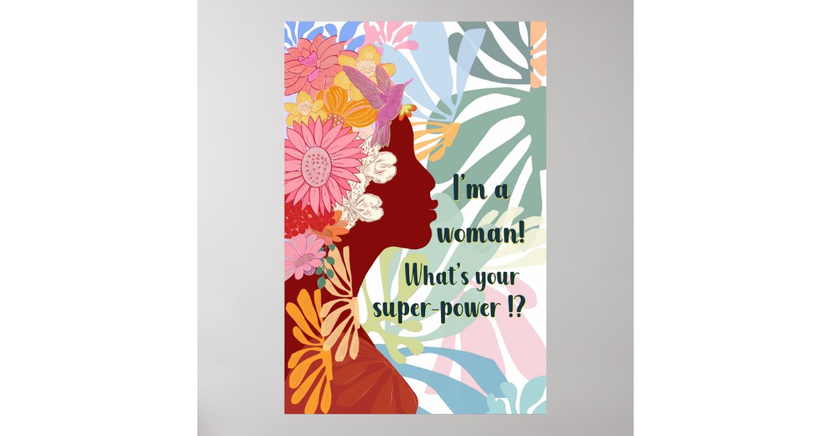 Women power poster | Zazzle