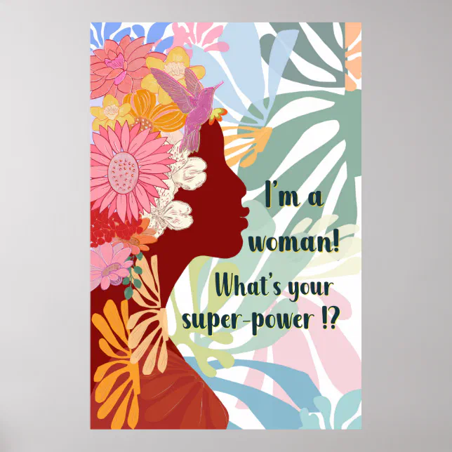 Women power poster | Zazzle