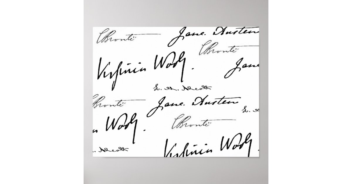 Women Writers Poster | Zazzle