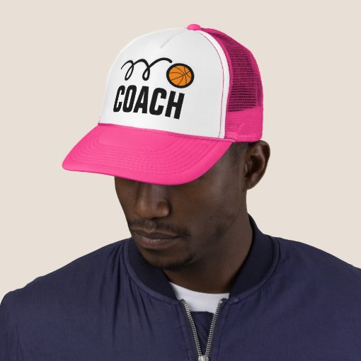 Women's basketball coach hat / cap | Zazzle