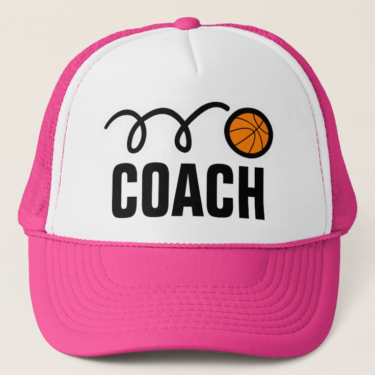 Women's basketball coach hat / cap | Zazzle