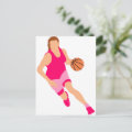 Women's basketball Logo Postcard | Zazzle