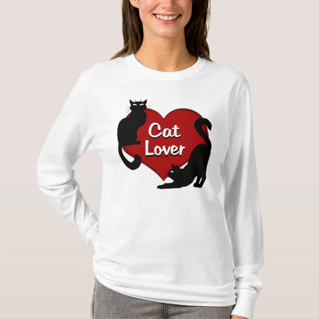Women's Cat Lover Shirt Plus Size Cat Shirt | Zazzle