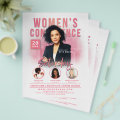 Women's Church Conference Service Pink City Flyer | Zazzle