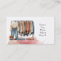 Women's Clothing Boutique Accessory Business Card | Zazzle