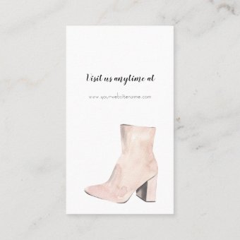 Womens Clothing Boutique Store Hours Business Card | Zazzle