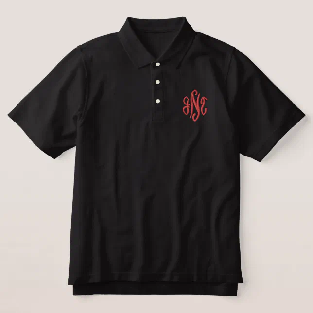Women's Customizable Monogrammed Left Chest Embroidered Polo Shirt | Zazzle