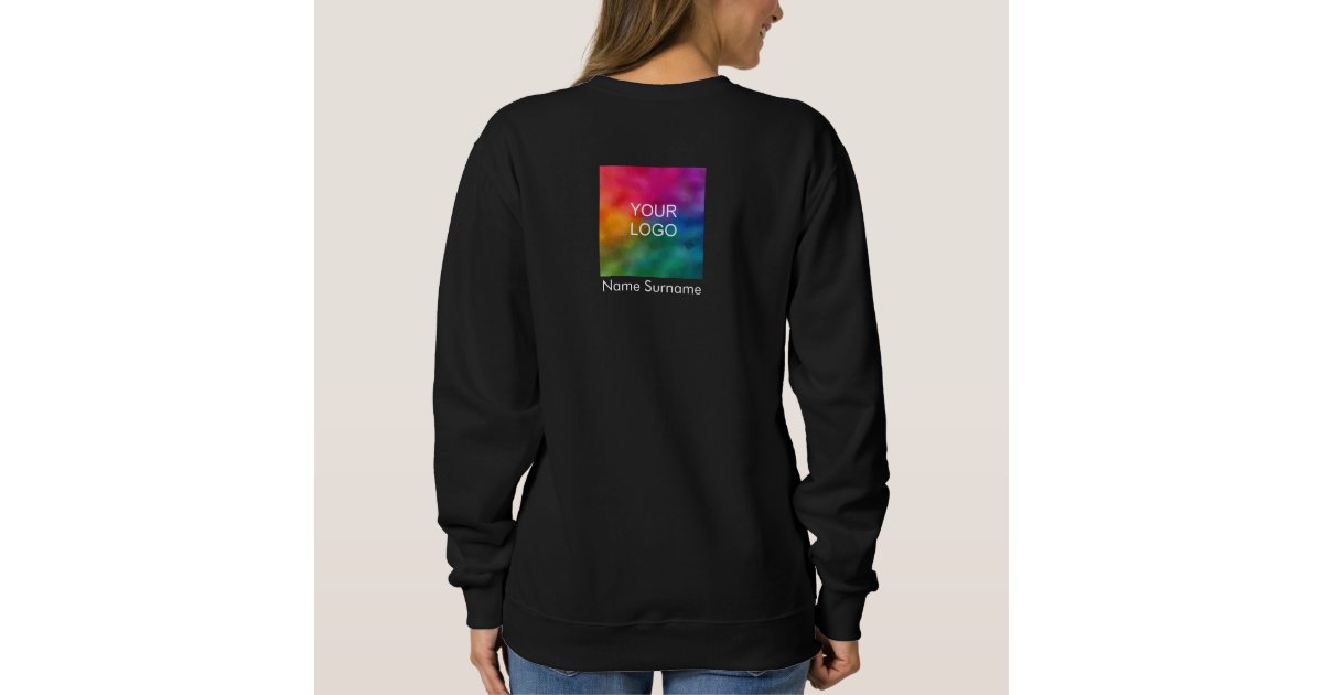 Women's Double Sided Basic Sweatshirts Promotional | Zazzle