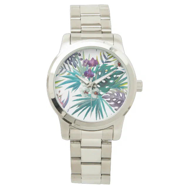 Women's eWatch - Tropical Orchid Watch | Zazzle