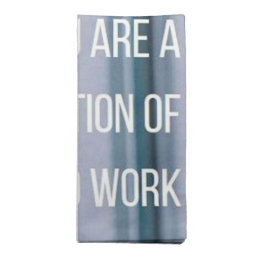 Women's Fitness Inspirational Words - Hard Work Cloth Napkin | Zazzle