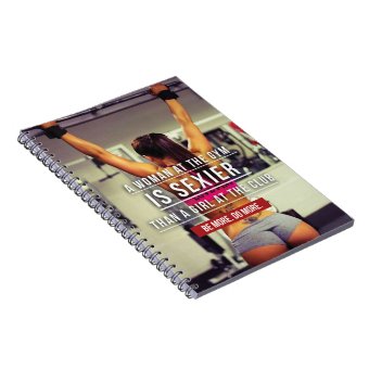 Women's Gym Workout Motivational Notebook | Zazzle