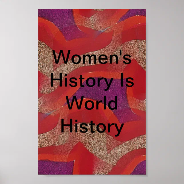 Women's History Poster | Zazzle