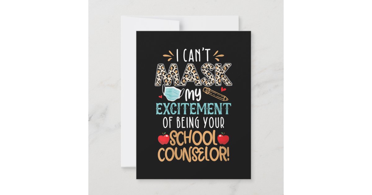 Women's I Cant Mask My Excitement Of Being Note Card | Zazzle