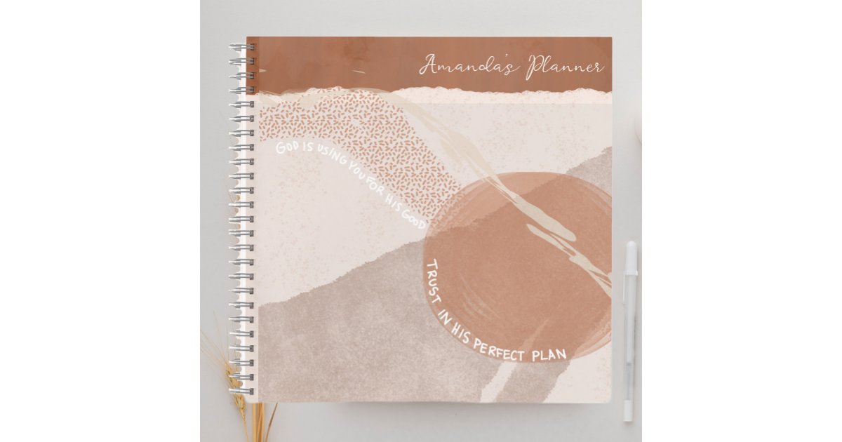 Womens Inspirational Motivational Christian Notebook | Zazzle