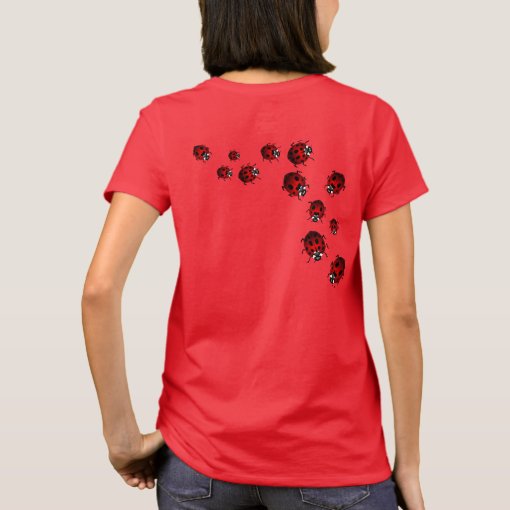 Women's Ladybug Shirt Lady's Ladybird Shirt Tee | Zazzle