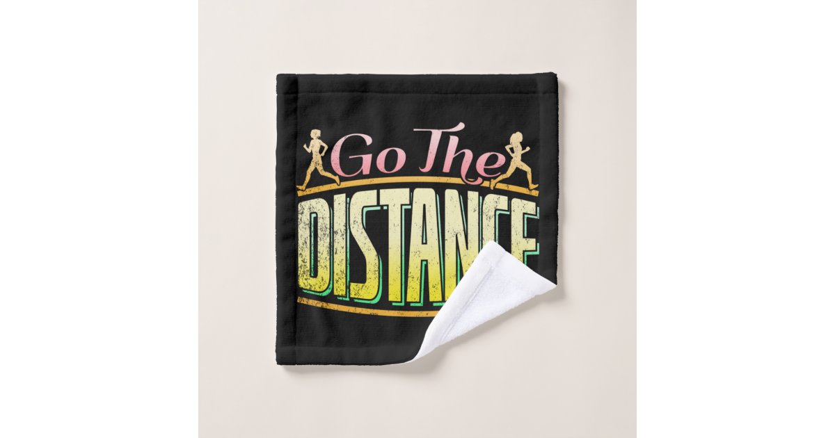 Womens Long Distance Running - Marathon Runner Wash Cloth | Zazzle