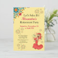 Womens Retirement Party Salsa Mexican Tropical Invitation | Zazzle
