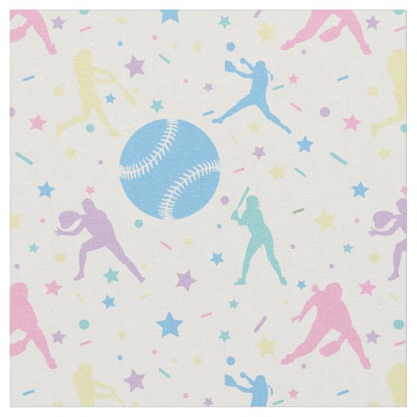 Softball: Bring It Fabric | Zazzle
