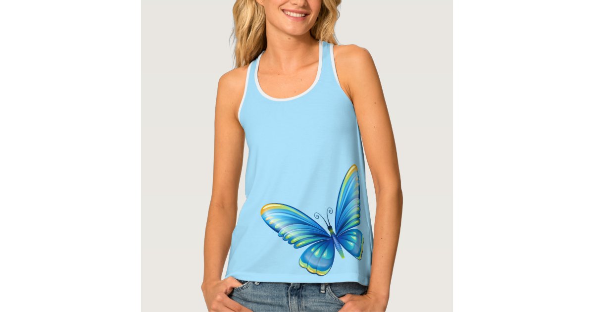 Womens Tank Top-Butterfly | Zazzle