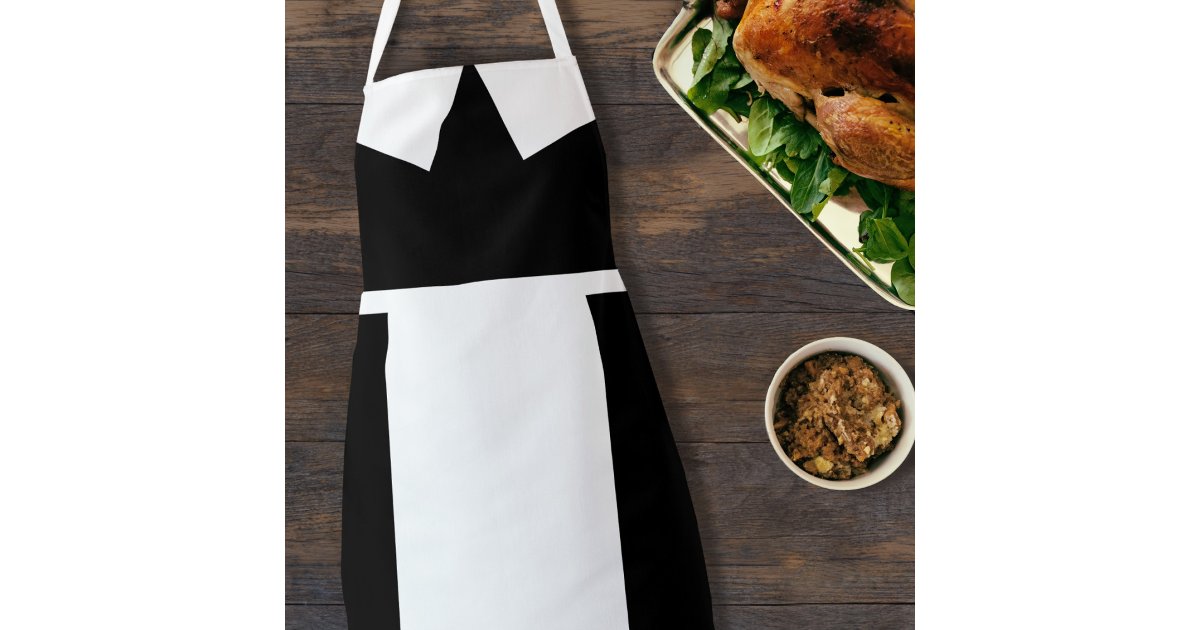 Womens Thanksgiving Pilgrim Outfit Costume Apron | Zazzle