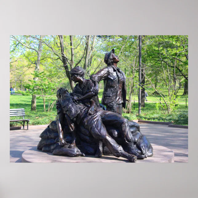 Women's Vietnam War Memorial Poster | Zazzle
