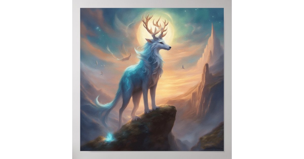 wonder of fantasy creature poster | Zazzle
