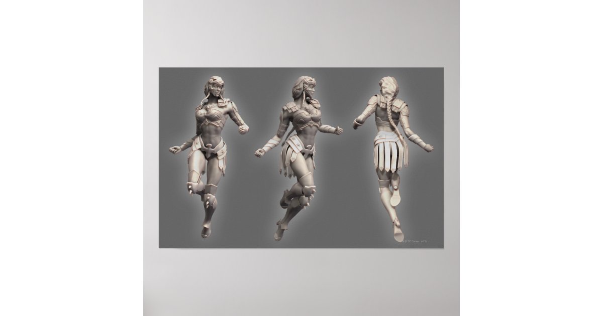 Wonder Woman Alternate Turnaround Poster | Zazzle