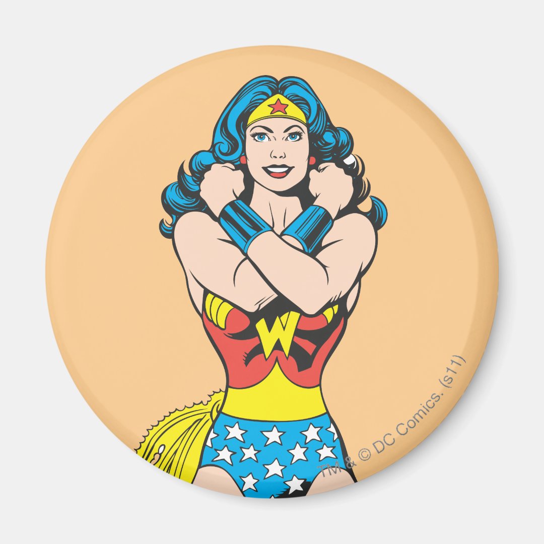Wonder Woman Arms Crossed Magnet | Zazzle