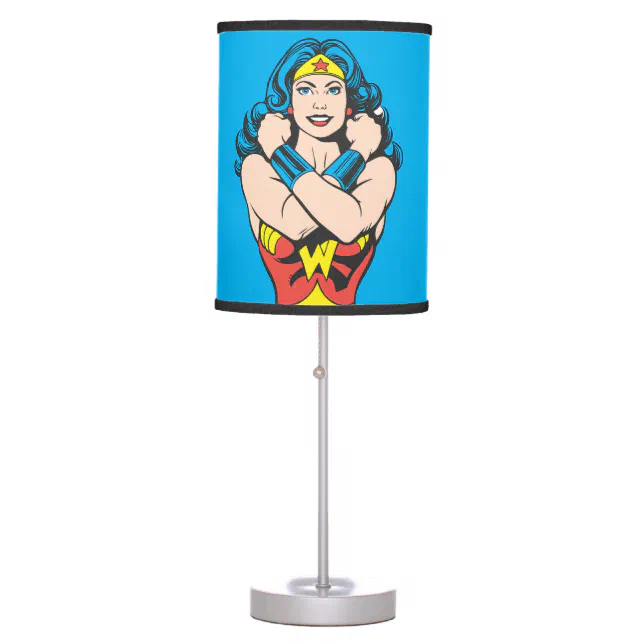 Wonder Woman Arms Crossed Table Lamp | Zazzle