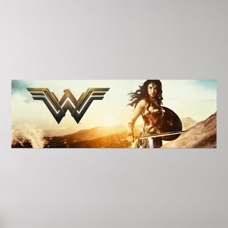 Wonder Woman At Sunset Poster | Zazzle