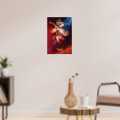 Wonder Woman Blocking With Bracelets Poster | Zazzle