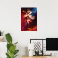 Wonder Woman Blocking With Bracelets Poster | Zazzle