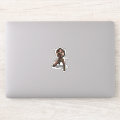 Wonder Woman Blocking With Bracelets Sticker | Zazzle