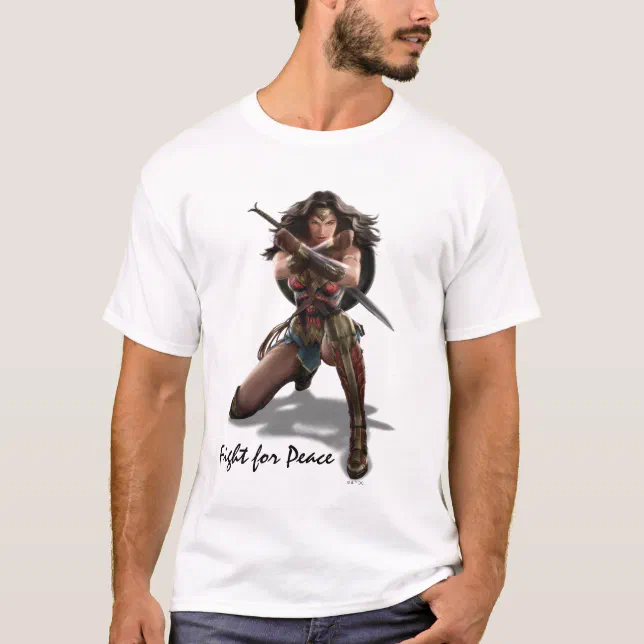 Wonder Woman Blocking With Bracelets T-Shirt | Zazzle